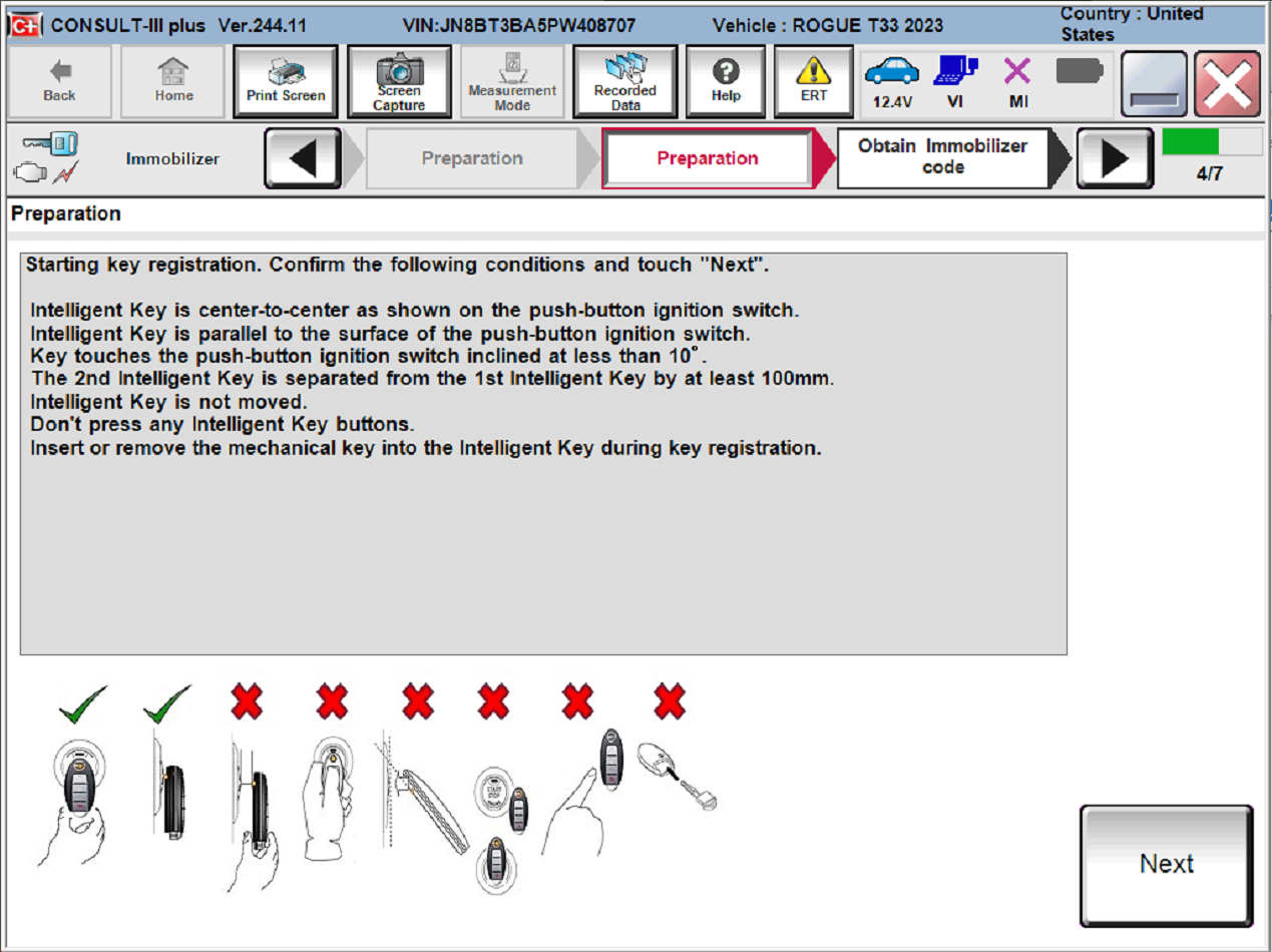 How to program keys for Nissan with immobilizer 2 system